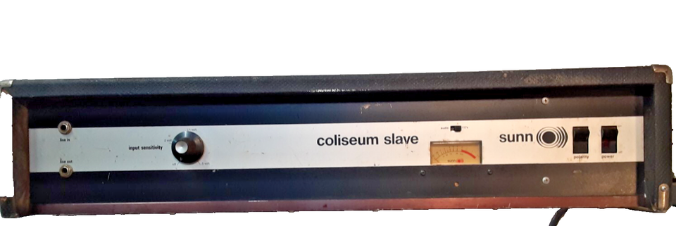 SUNN coliseum SLAVE A BEAST AMPLIFIER ! MASSIVE POWER . | eBay