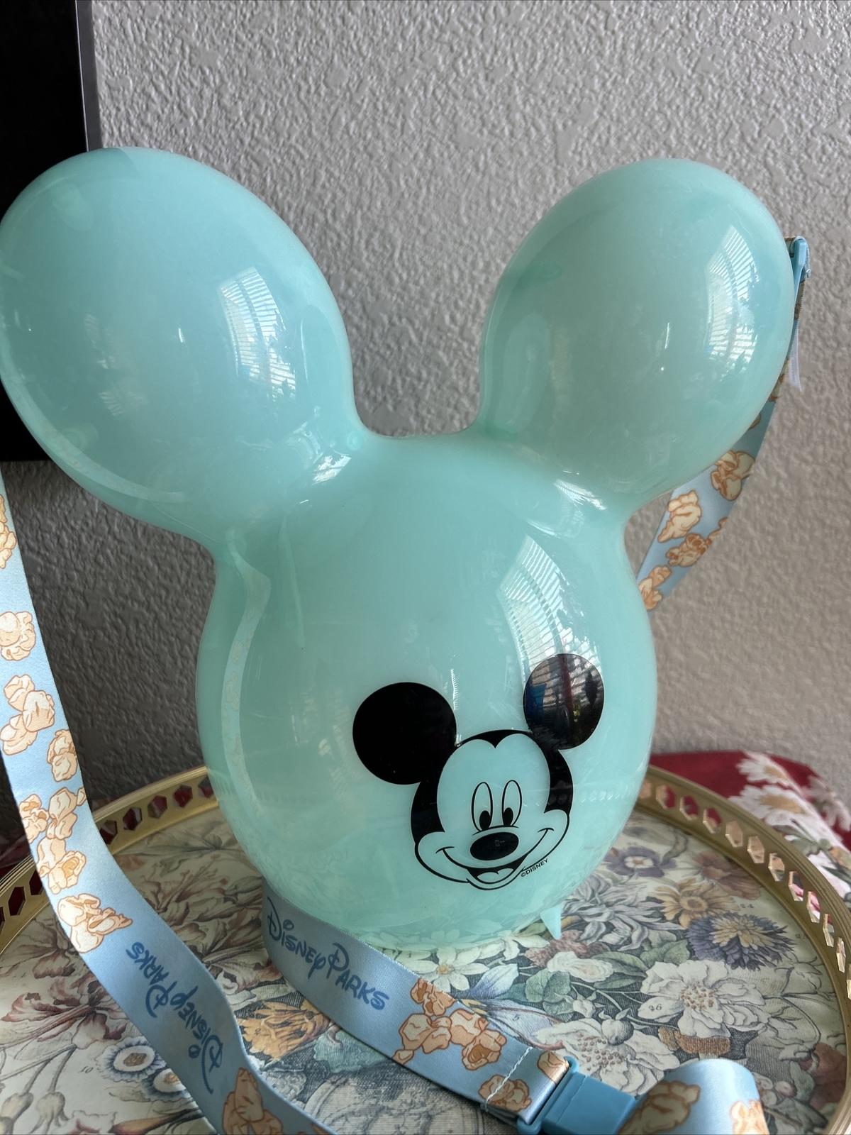 Disney Parks Mickey Plastic Balloon Bucket Light Green | eBay