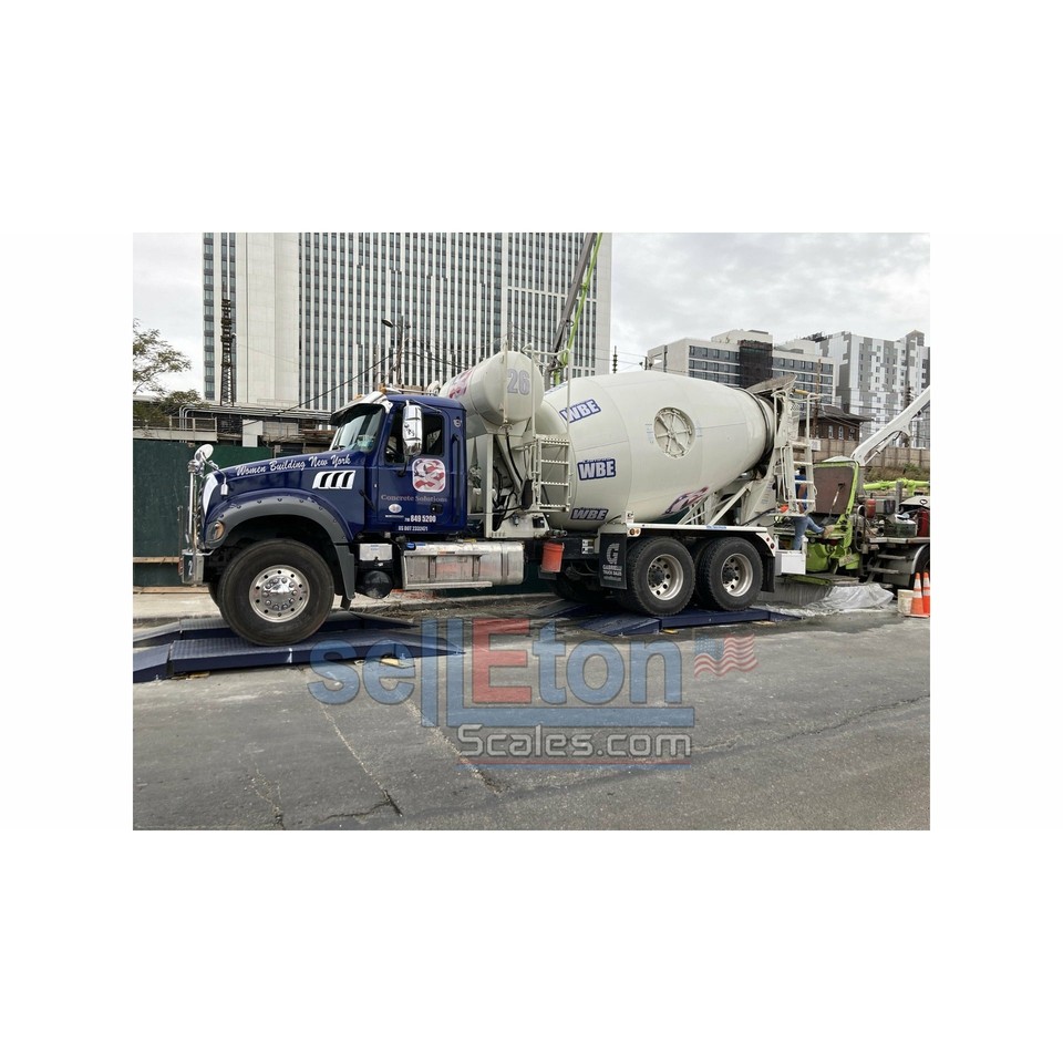 Heavy Duty 12' Truck Axle Scale 80,000 lbs capacity 2 Weight bridges ...