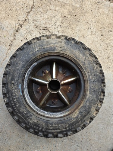 Hpe Muskin Cat Mini Bike front wheel tire 2 stars | eBay