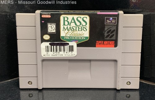 Nintendo SNES Bass Masters Classic: Pro Edition Video Game | eBay