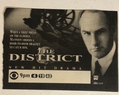 The District Tv Guide Print Ad Craig T Nelson TPA9 | eBay