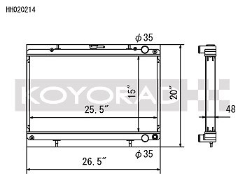 Koyo Racing Aluminum Radiator for 89-93 Nissan R32 Skyline GTR GTS ...