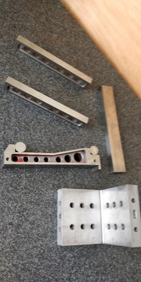 Master Machinist Made Tool Lot ~ Parallels V Block right Angle TOP ...