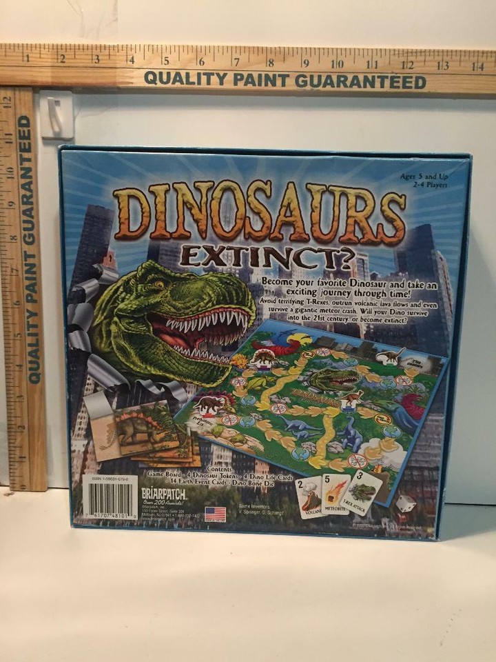 2006 DINOSAURS EXTINCT? BOARD GAME by BRIARPATCH | eBay