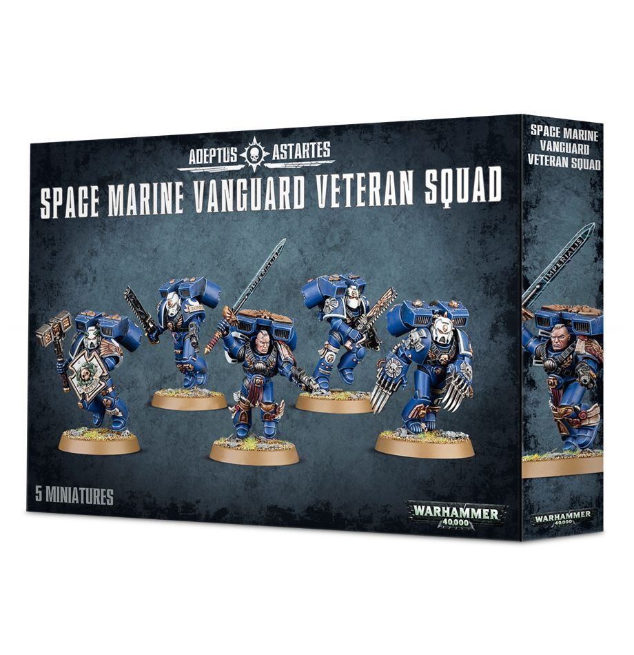 Games Workshop Warhammer 40k Space Marines Vanguard Veteran Squad ...