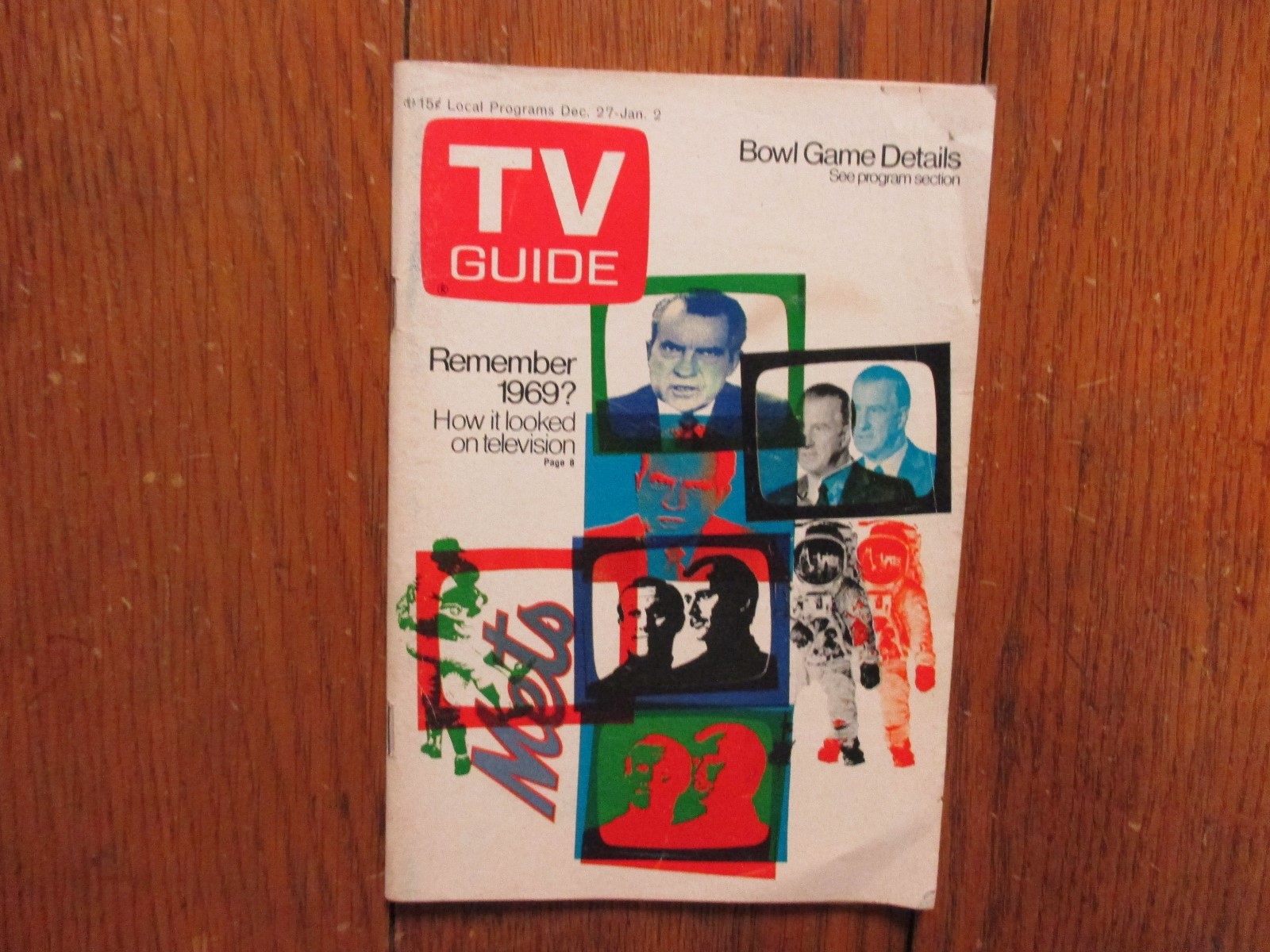 Dec. 27, 1969 TV Guide(JIMMY DURANTE/REMEMBER 1969?/SHAARON CLARIDGE ...
