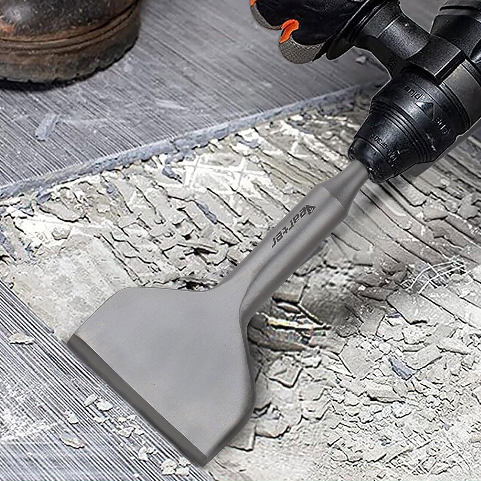 Vearter 75X160mm SDS Plus Wide Bent Masonry Chisel Bit for Concrete ...