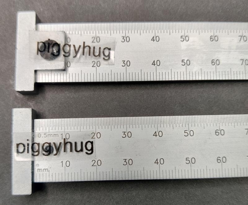 iGaging metric hook rule ruler 150mm machinist wood working 0.5mm 1mm ...