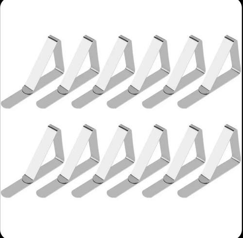 12 Pcs Picnic Tablecloth Clips for Tables Premium Table Cloth Clips ...