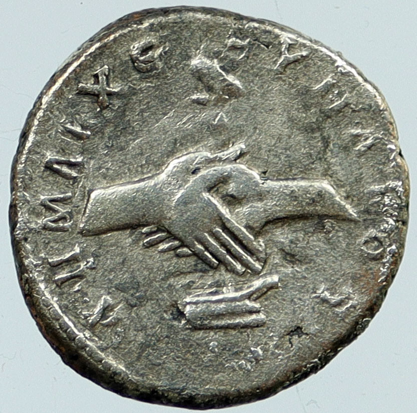 TRAJAN 114AD Caesarea Cappadocia Silver Roman Didrachm Coin HANDS ...