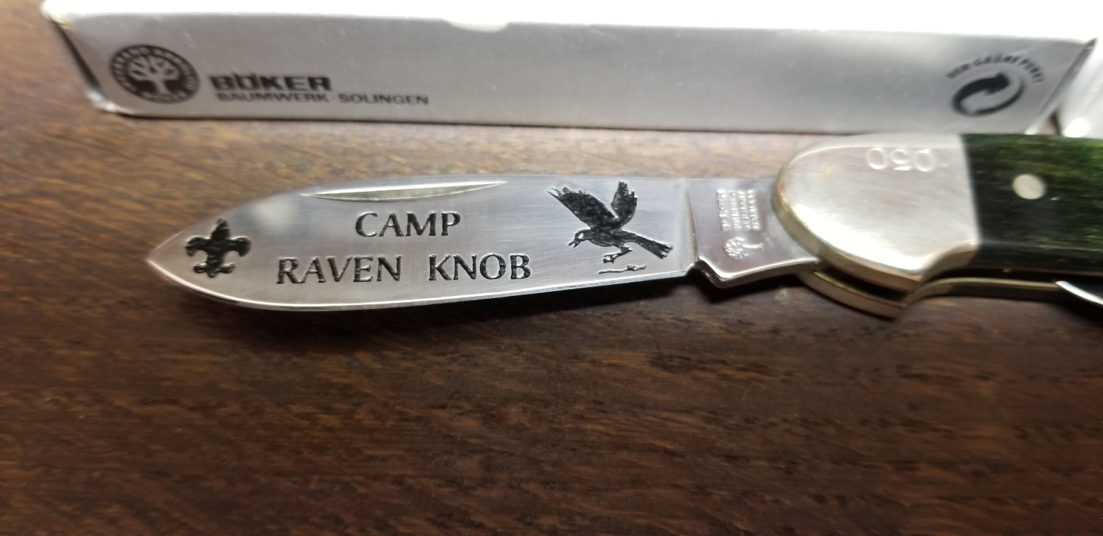 Camp Raven Knob Ltd 050 BOKER TREE BRAND Boy Scout Lockback Pocket ...