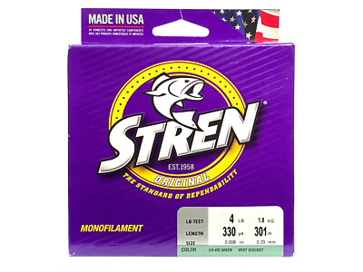 Stren STFS4-22 Clear 4lb 330 Yard Monofilament Original Fishing Line | eBay