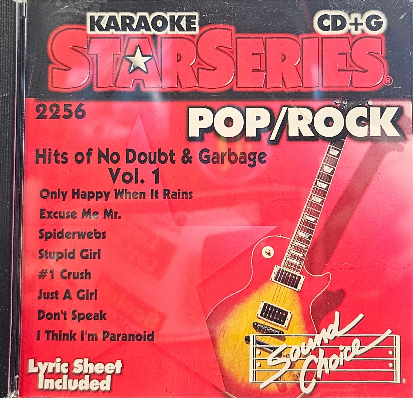 SC2256 NO DOUBT GARBAGE SOUND CHOICE KAREAOKE CDG | eBay