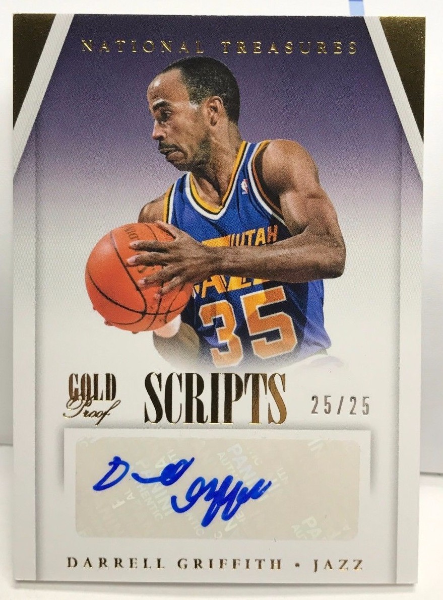 Darrell Griffith 2013-14 National Treasures Scripts GOLD Autograph Auto ...