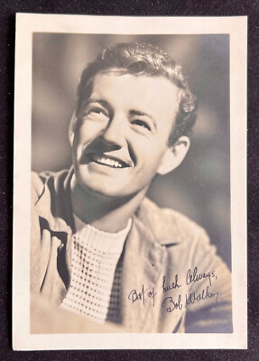Robert "Bob" Walker Facsimile Signed Autograph 3.5x5 Photo Card ...