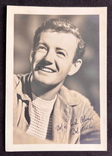 Robert "Bob" Walker Facsimile Signed Autograph 3.5x5 Photo Card - Gunsmoke Ranch | eBay