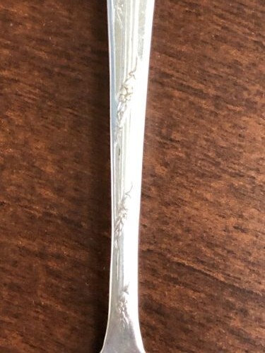 Antique Fairfield "Four" Pattern Silverplate Baby Spoon. Floral Style ...