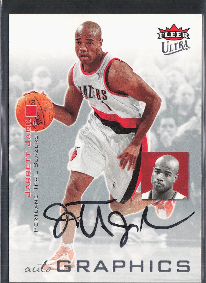 2007-08 Fleer Ultra #AU-JJ Jarrett Jack Autographics Black Ink Auto | eBay