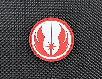 3D PVC Rubber Jedi Rubber Patch Star Wars Rogue One Galactic Republic ...