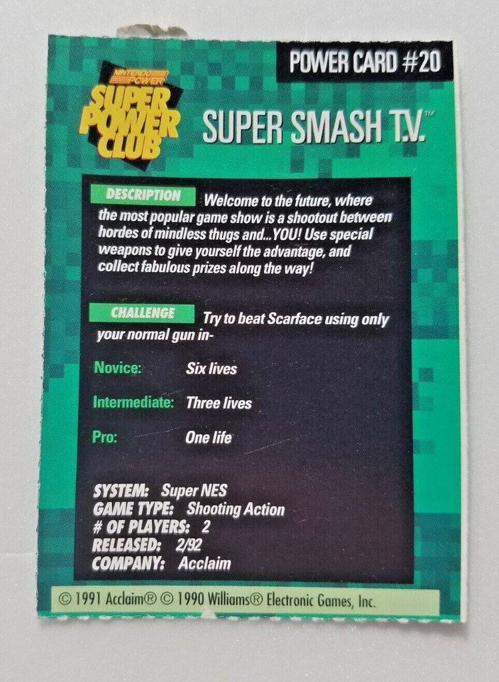 Nintendo Power - Super Power Club Cards - You Pick *UPDATED Feb 2026 ...