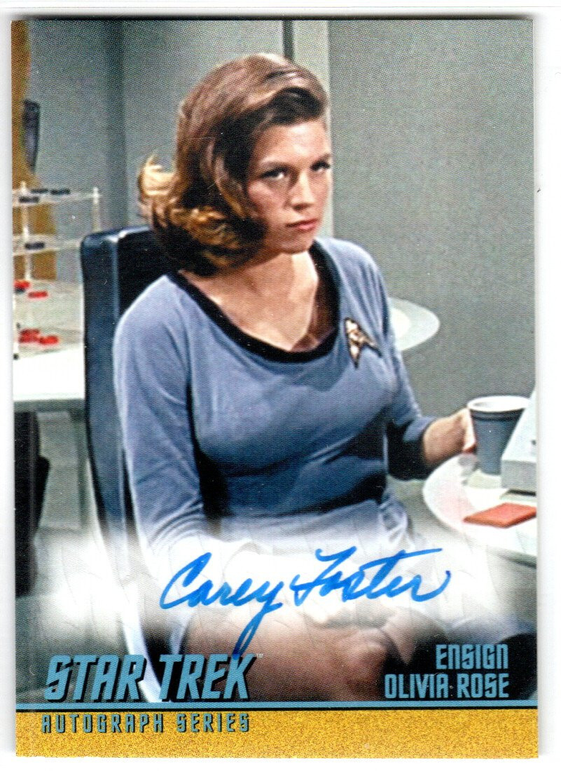 WOMEN OF STAR TREK ART & IMAGES A305 CAREY FOSTER ENSIGN OLIVIA ROSE ...