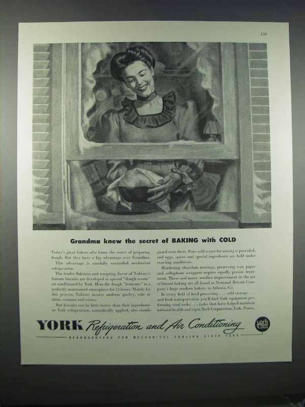 1946 York Refrigeration and Air Conditioning Ad | eBay