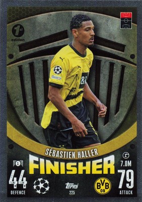 225 - Sebastien Haller Borussia Dortmund Match Attax 2023/24 1st ...