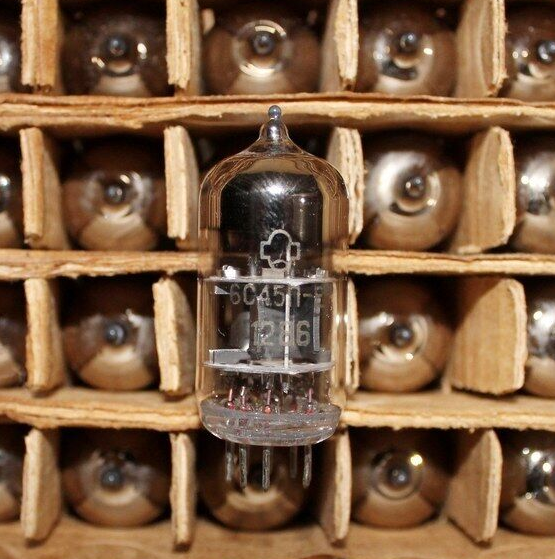 4pcs. 6S45P-E (6C45P-E) Tube HF Triode REFLECTOR eq. WE437 SAME DATE ...