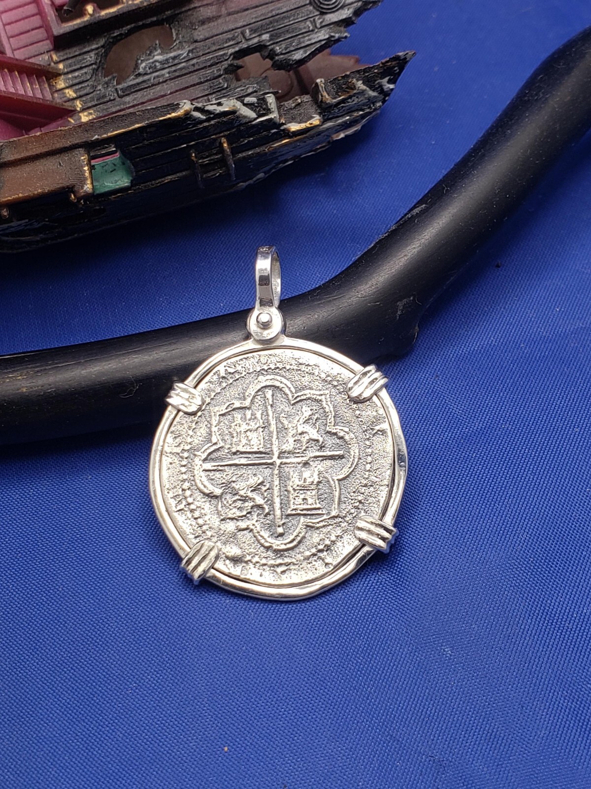 Sterling Silver Atocha Shipwreck Treasure Reproduction Coin " 4 Reale ...