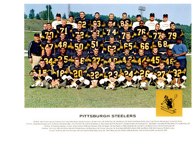 PITTSBURGH STEELERS 8X10 TEAM PHOTOS LOT OF 4 1962 1968 1972 1987 ...