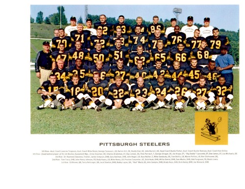 PITTSBURGH STEELERS 8X10 TEAM PHOTOS LOT OF 4 1962 1968 1972 1987 ...
