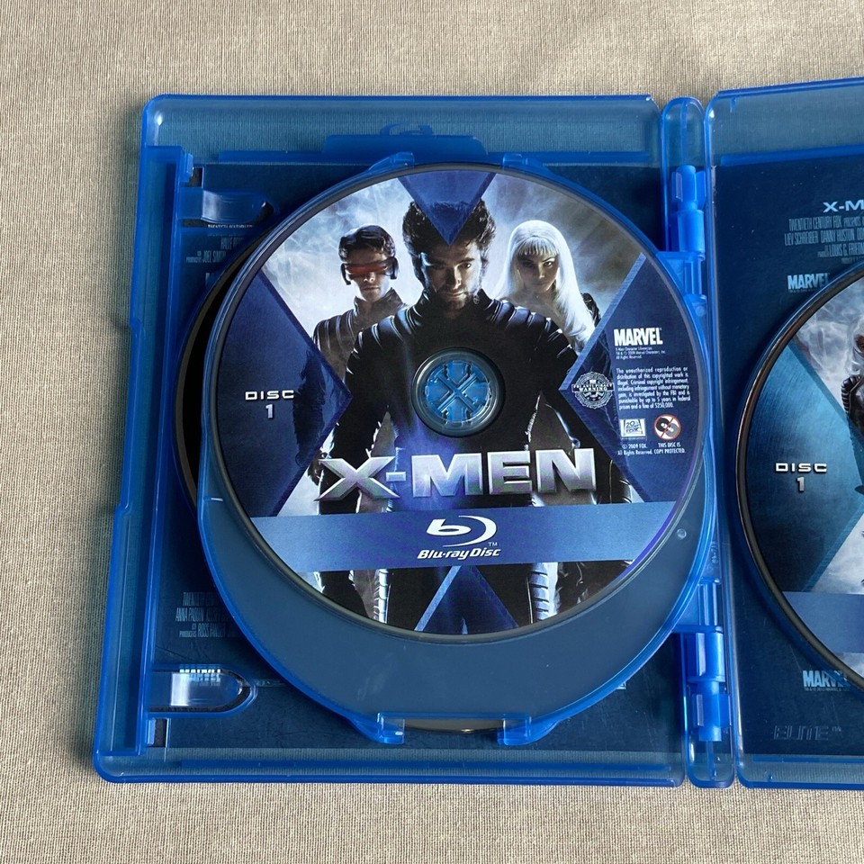 Marvel X-Men & Wolverine 1-6 (Blu-ray 6-Film Box Set) United Last Stand ...