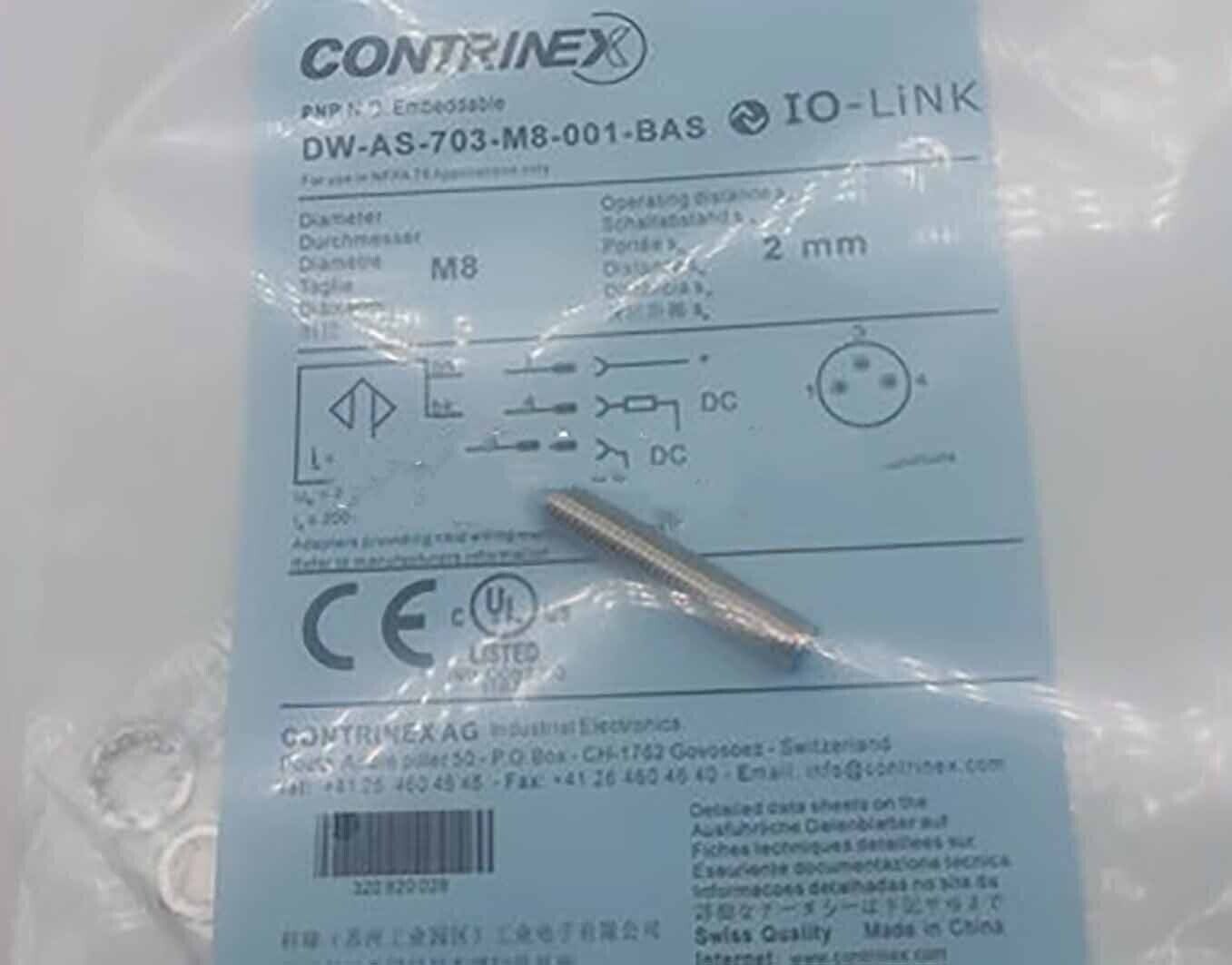 DW-AS-703-M8-001 Contrinex Proximity switch New 1pcs | eBay
