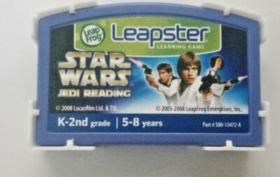 STAR WARS Jedi Reading-K-2nd Grade-LeapFrog Leapster game-cartridge ...