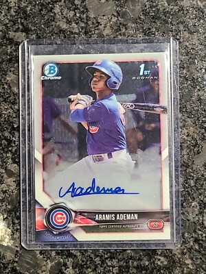 2018 Bowman Chrome - Prospect Auto #BCPA-AA Aramis Ademan (AU, RC) | eBay
