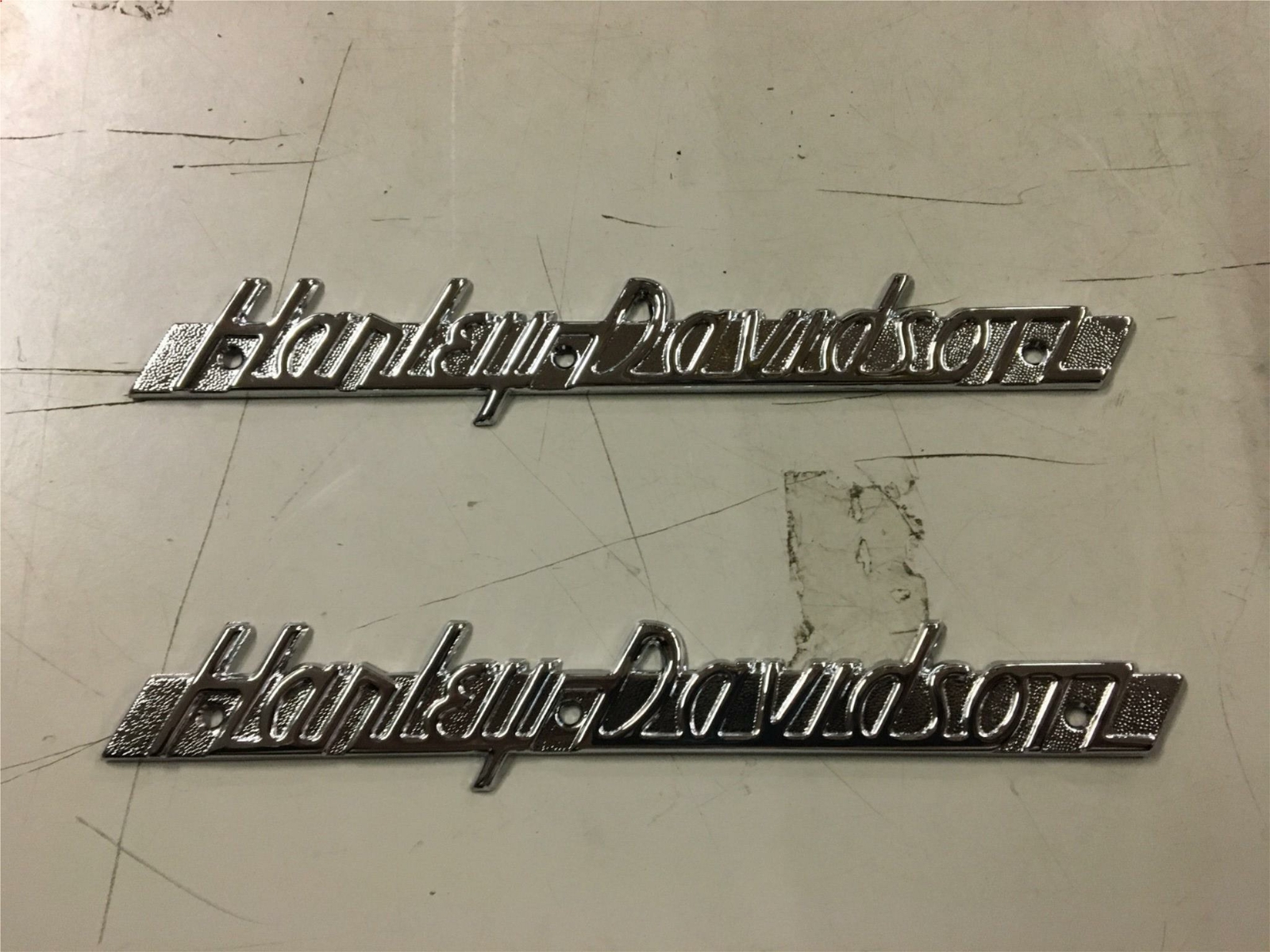 Gas Tank Emblems Badges PR New Harley Panhead 1951-1954 Script K model ...