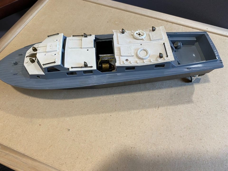 Vintage: VOSPER RAF CRASH TENDER PLASTIC BOAT MIGHTY MIDGET MOTOR ...