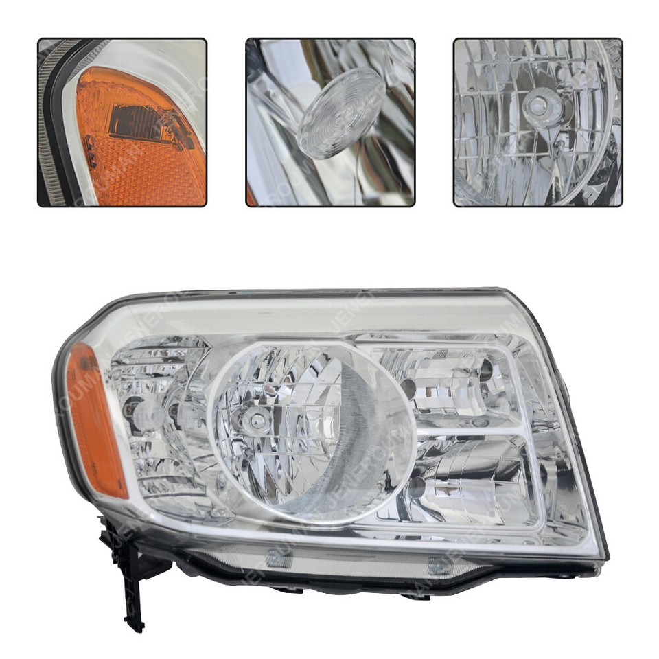 Pair Left Right Side For 2009 2010 2011 Honda Pilot Headlights Head ...