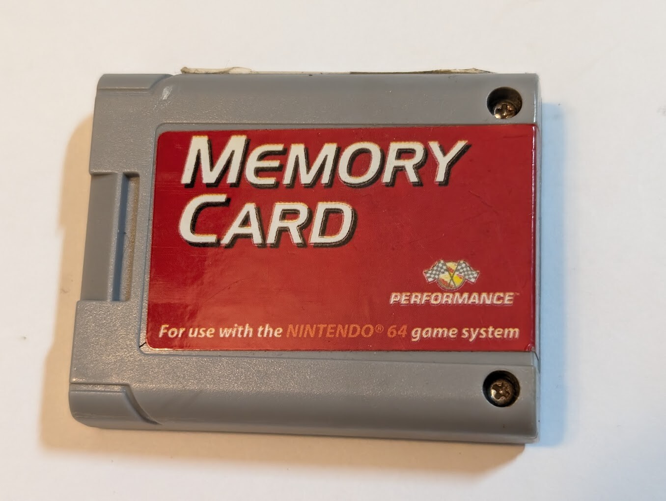 Nintendo 64 N64 Performance Memory Card Controller Pak Tested Working ...
