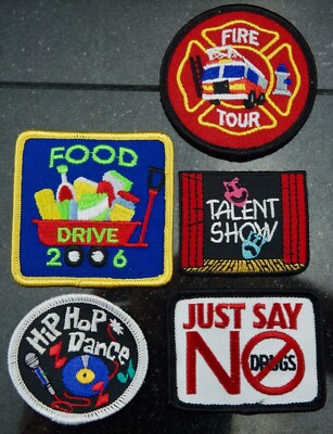 Lot 5 Girl Scout Patches Badges Cadet Girl Scouts Talent Show Hip Hop ...