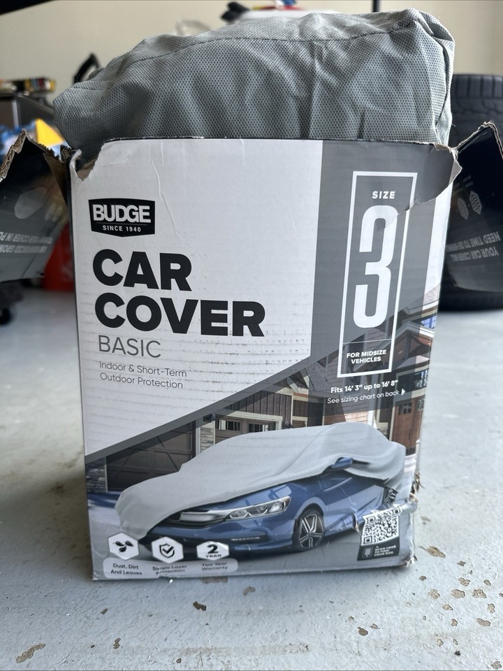 Budge Ultra Car Cover~Size 3~ See Chart For Sizing~ Used Once | eBay