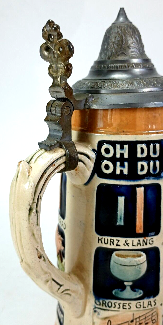 OH DU SCHONE SCHITZELBANK MUSTERSCHUTZ STEIN. 7.5" TALL. | eBay