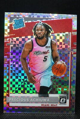 PRECIOUS ACHIUWA 2020-21 NBA PANINI OPTIC CHECKERBOARD PRIZM ROOKIE ...