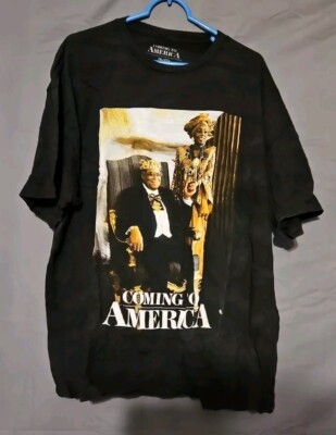 Coming To America - King & Queen Zamunda - Black - Size 3XL | eBay
