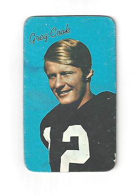 1970 TOPPS SUPER BENGALS GREG COOK FOOTBALL CARD #10 | eBay