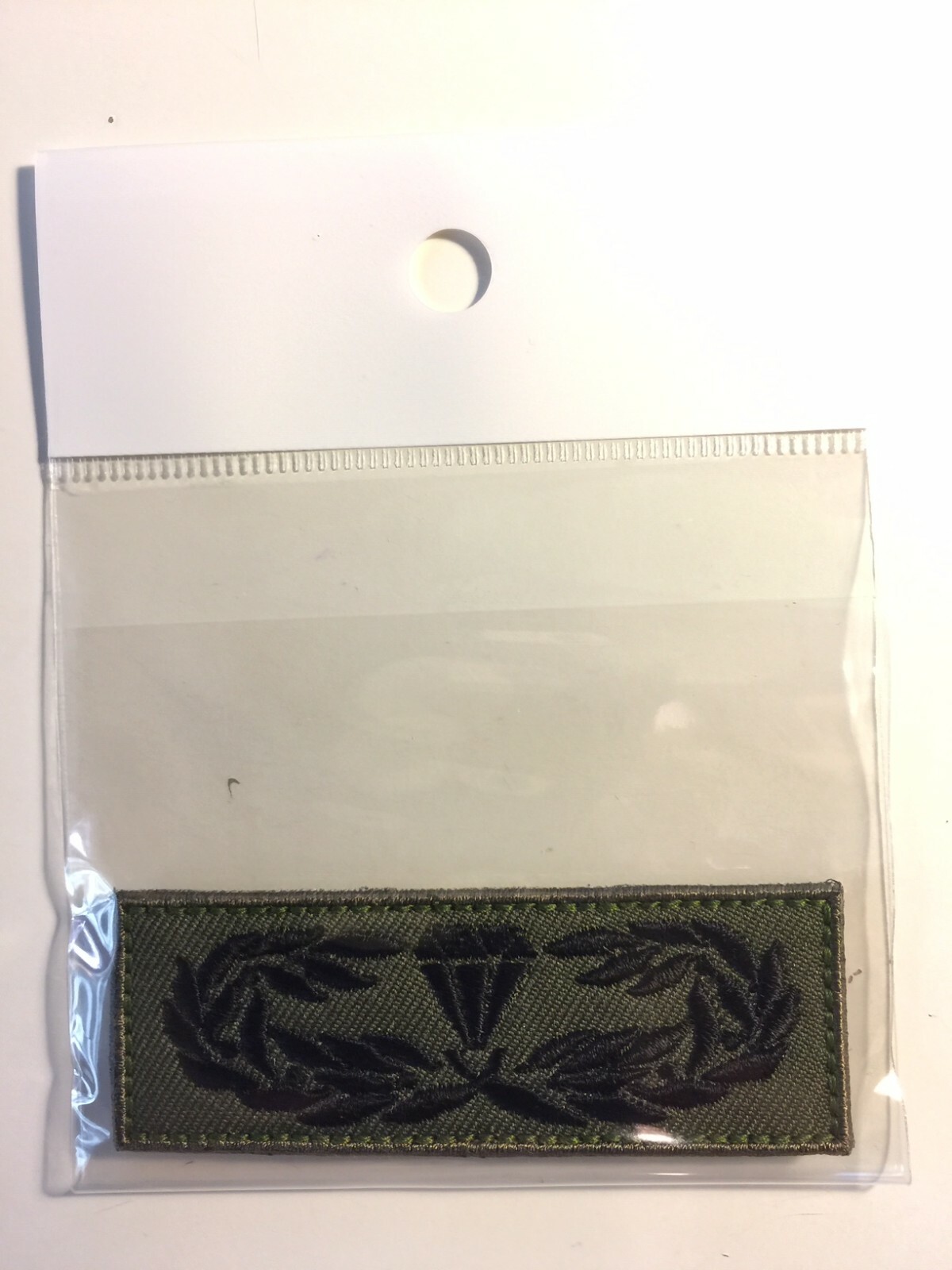 BLACK RANGER BADGE ON OD GREEN PATCH JAPAN JSDF JGSDF HOOK AND LOOP | eBay