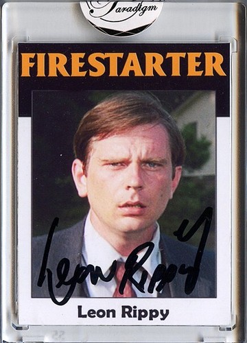 -FIRESTARTER- Leon Rippy Signed/Autograph/Auto Stephen King Horror ...