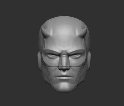 Daredevil Matt Murdock custom head for 4" 6" 7" 12" Marvel Comics ...