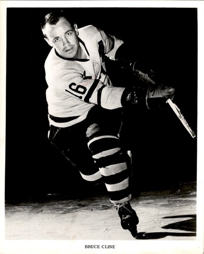 PF26 Original Photo BRUCE CLINE 1963-68 HERSHEY BEARS AHL ICE HOCKEY ...